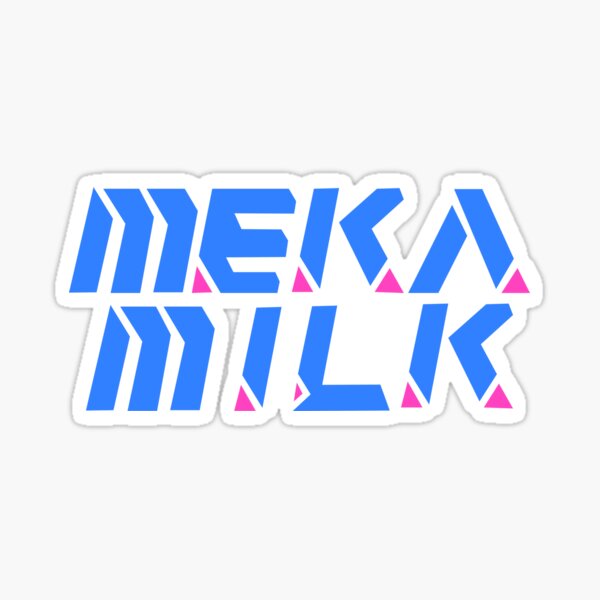 "Meka Milk" Sticker by LewdGang | Redbubble