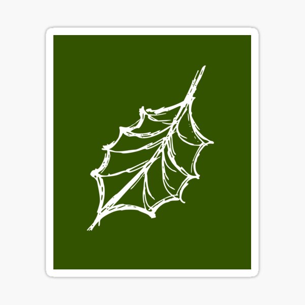 Holly Leaf Stickers | Redbubble