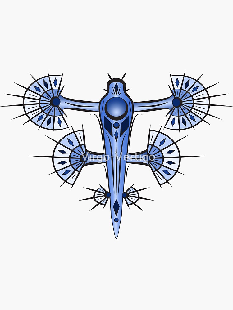 "Glaucus atlanticus Nudibranch" Sticker for Sale by Virgo-Vertigo ...