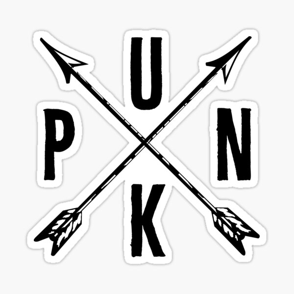 "Punk Straight Edge" Sticker by RAWWR | Redbubble