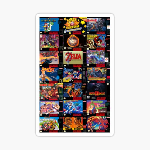 "Retro Gaming boxes" Sticker for Sale by benbdprod | Redbubble