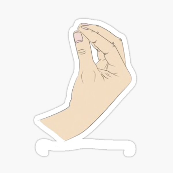 "Italian Hand" Sticker by zoturner | Redbubble