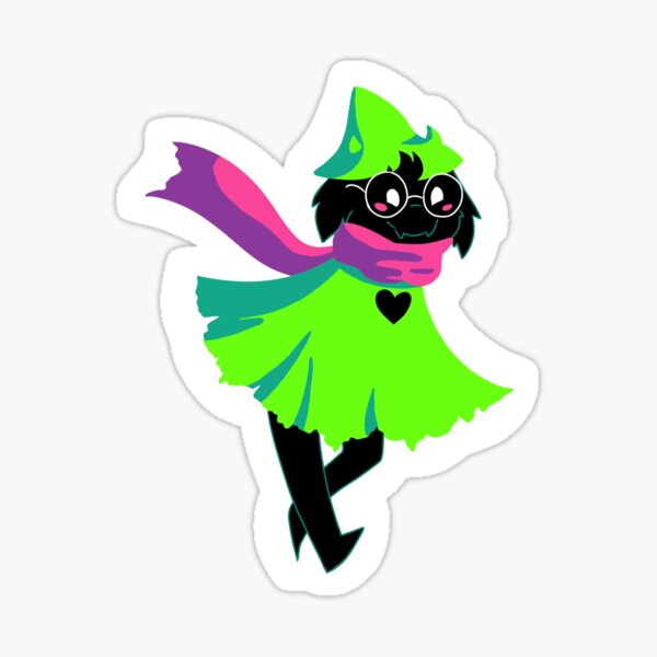 "DELTARUNE: Ralsei Sticker" Sticker for Sale by CozyCrow | Redbubble