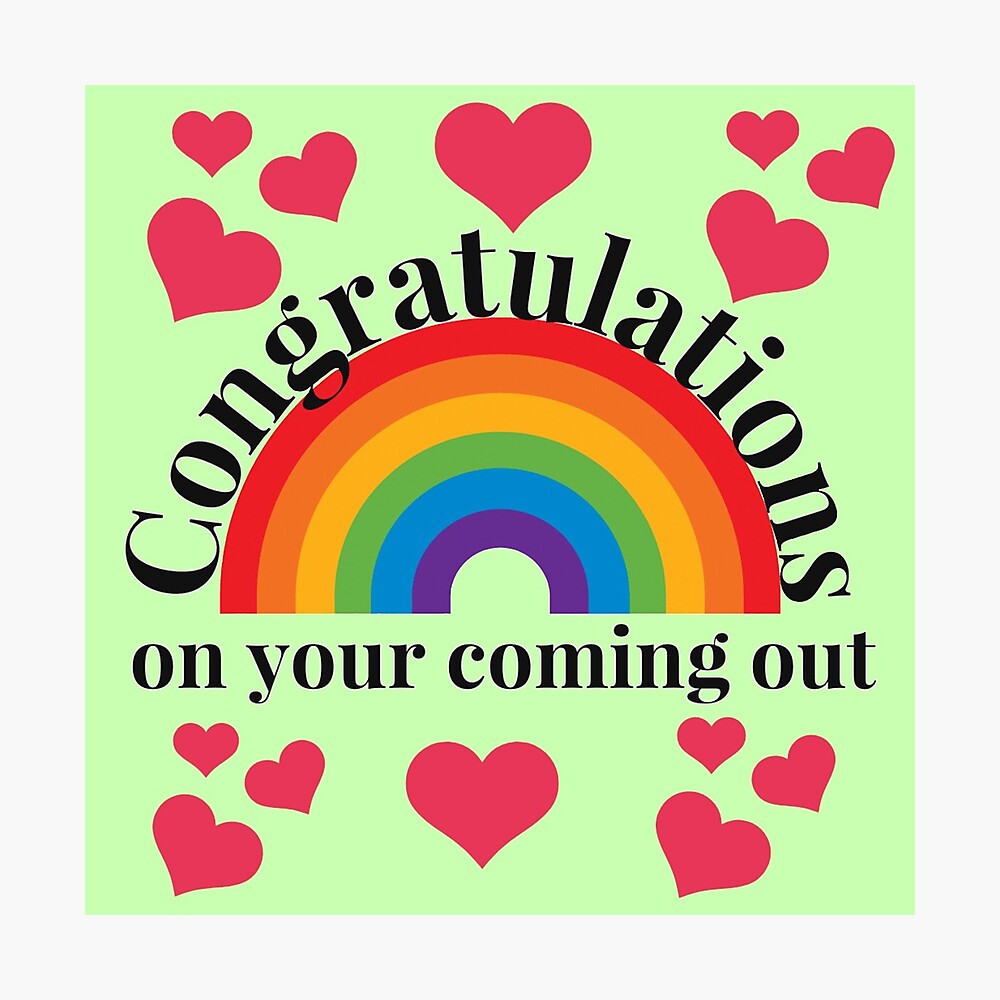 Coming Out Cards - Printable Cards