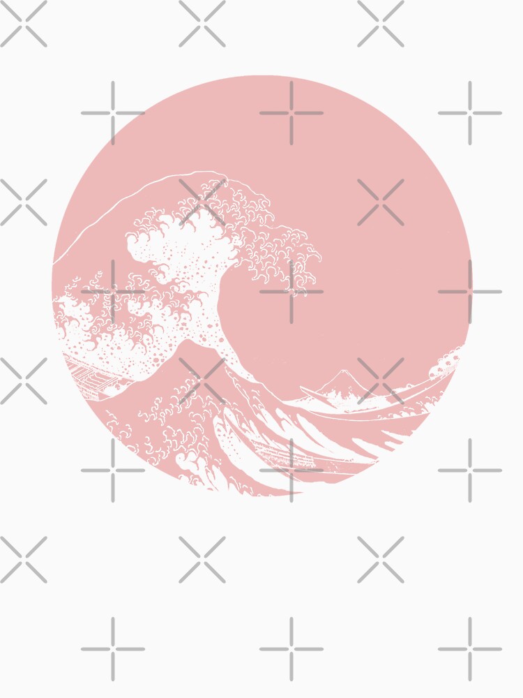 "the great wave pink" T-shirt by auohx | Redbubble