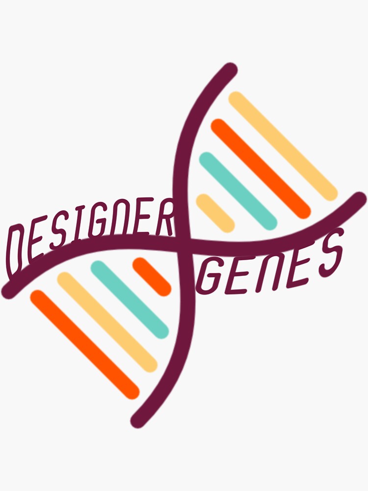 "Designer Genes" Sticker for Sale by ElianaS | Redbubble