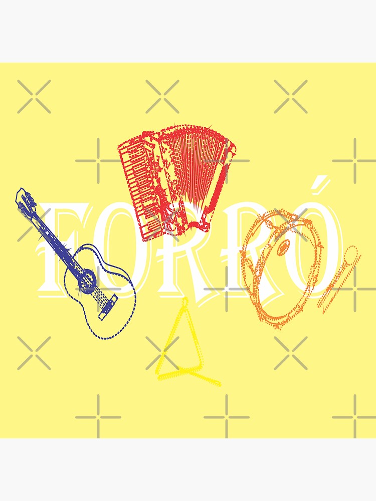 "Forró" Sticker by JahJahWorld | Redbubble