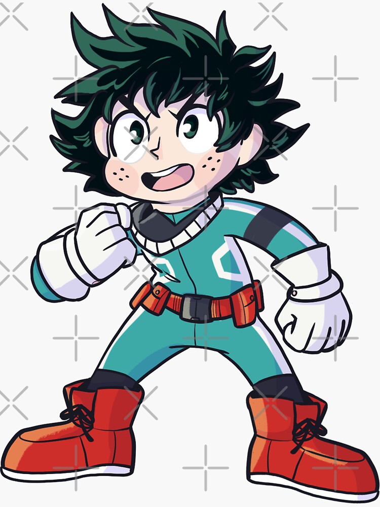 "Deku" Sticker by HenryJDoe | Redbubble