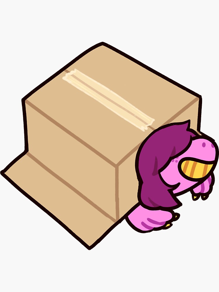 "Susie in a box" Sticker for Sale by Jun Kim | Redbubble