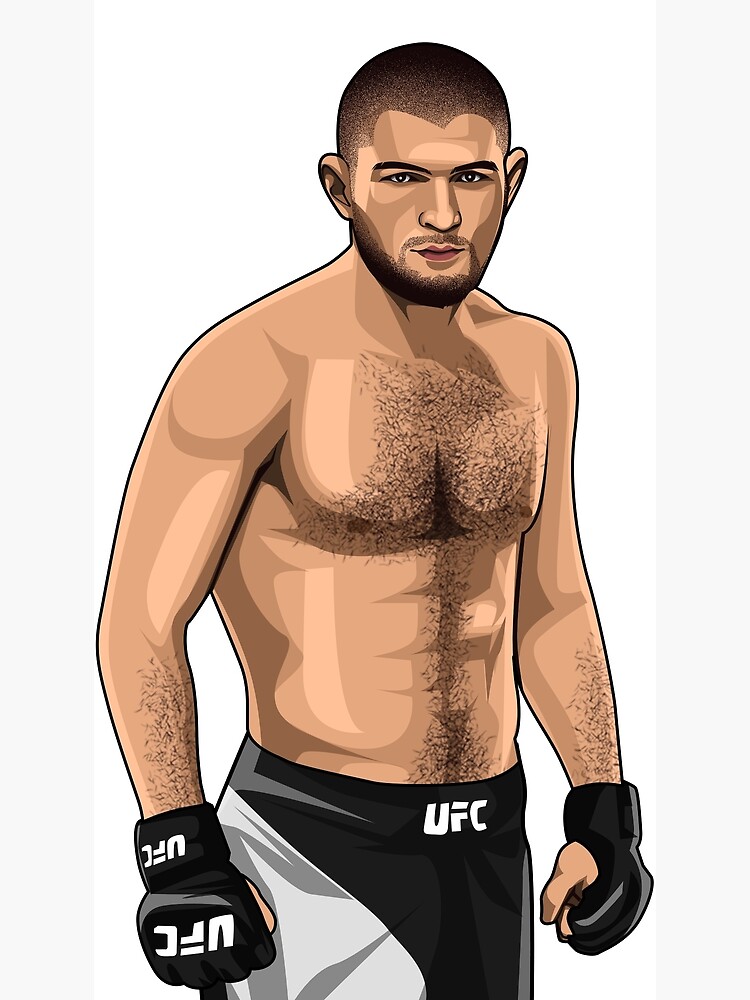 "Khabib" Poster by footydezigns | Redbubble