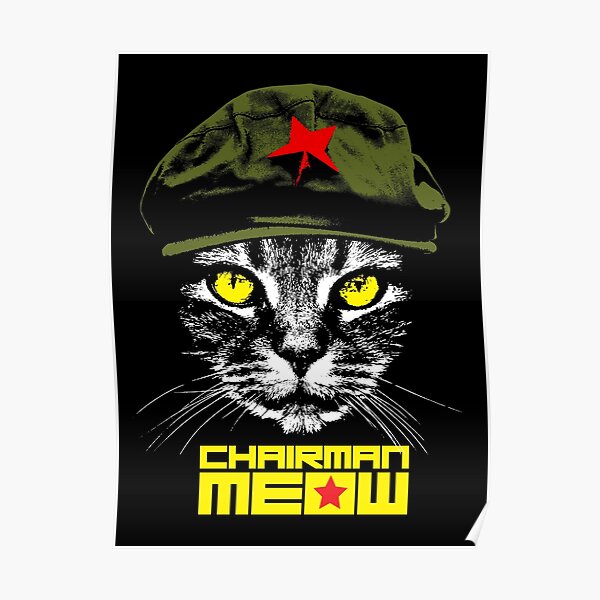 Chairman Meow Posters | Redbubble