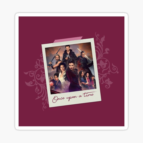 "Once upon a time" Sticker for Sale by RainbowCraft | Redbubble