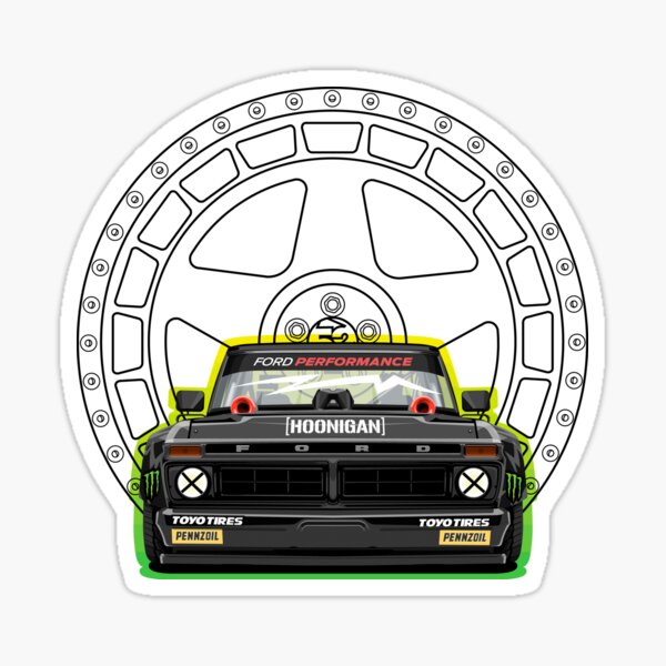 "Hoonitruck" Sticker for Sale by icemanmsc | Redbubble