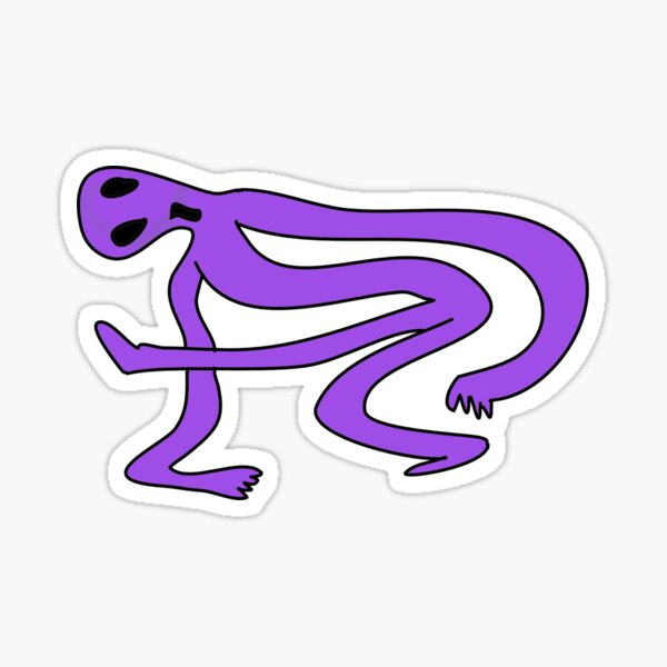 "Weird Purple Alien" Sticker for Sale by MrsBeecher | Redbubble