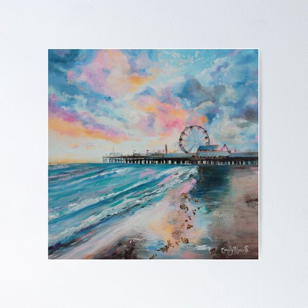 "Candy Floss skies " Poster for Sale by Emily Louise Heard | Redbubble