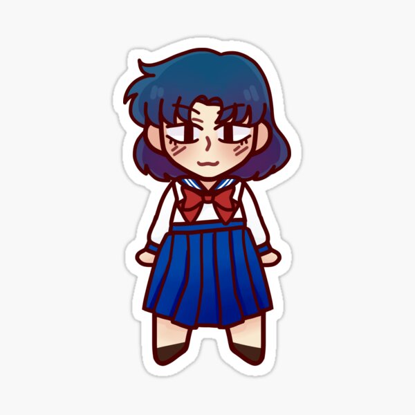 "Ami mizuno" Sticker for Sale by nyamaguchis | Redbubble