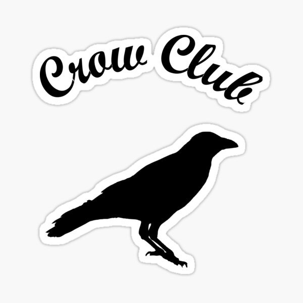 Crow Club Stickers | Redbubble