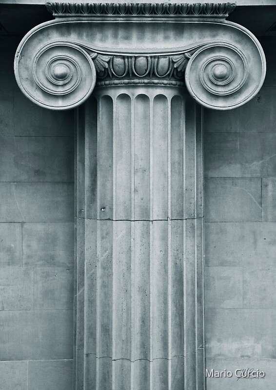 "Ionic Capital" by Mario Curcio | Redbubble