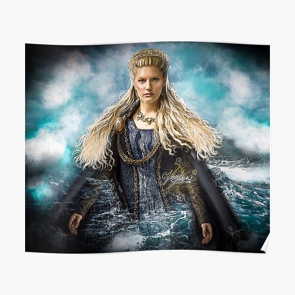 Vikings Lagertha Vera Adxer Posters | Redbubble