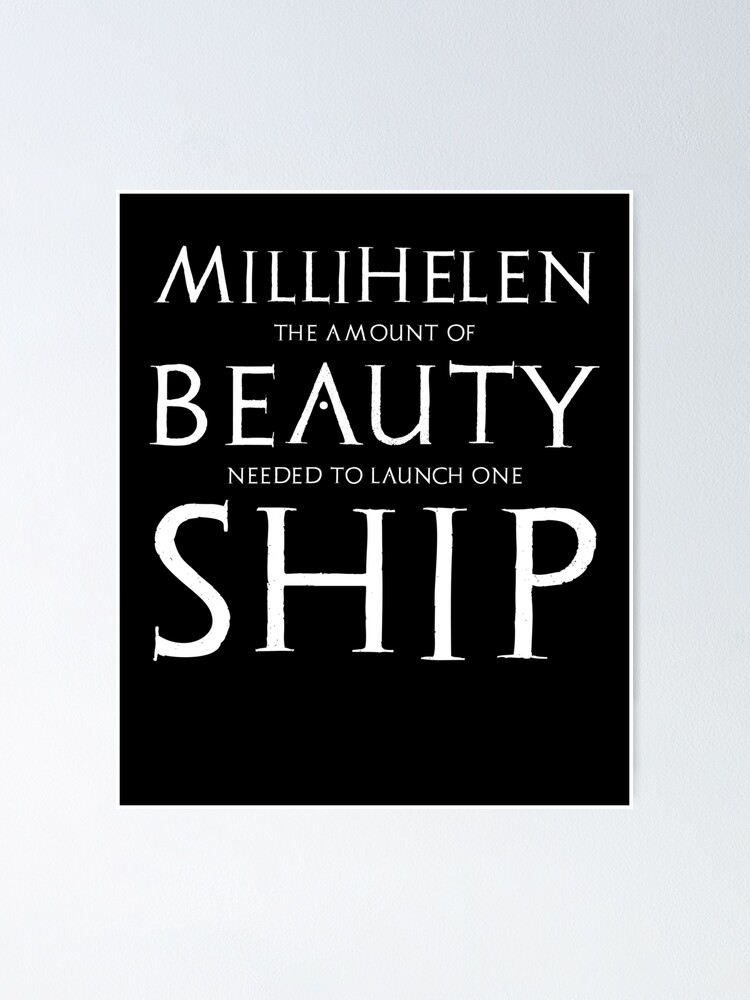 "MilliHelen - Helen Of Troy Trojan War Greek Mythology" Poster by ...