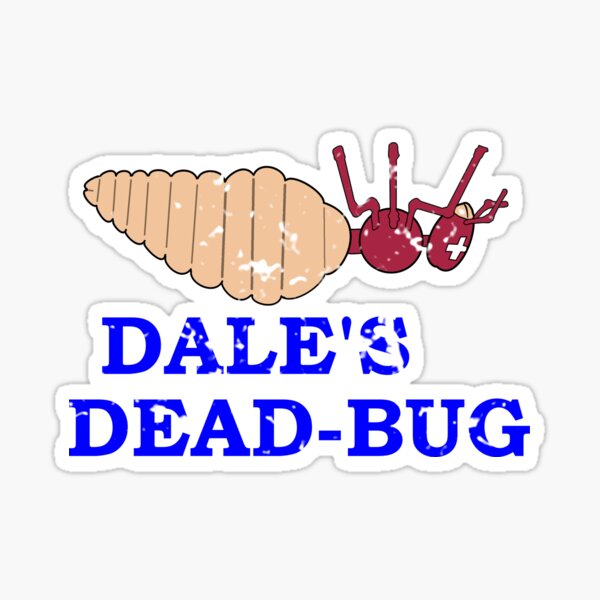 "Distressed Dead-Bug" Sticker for Sale by ScapegoatPrints | Redbubble