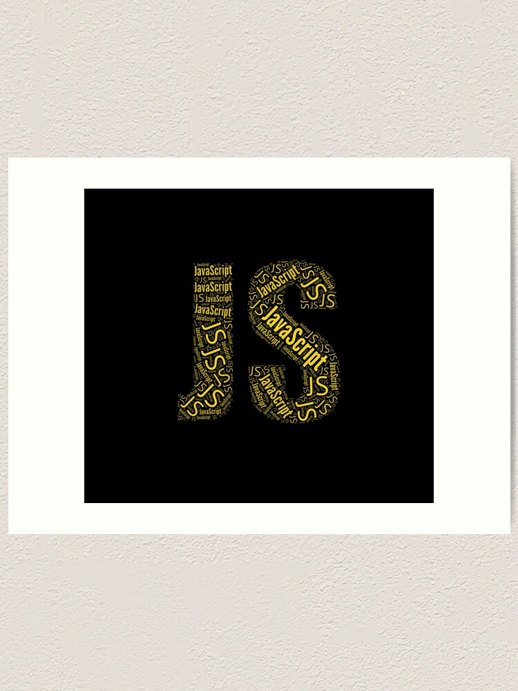 "JS JavaScript Logo" Art Print for Sale by vladocar | Redbubble