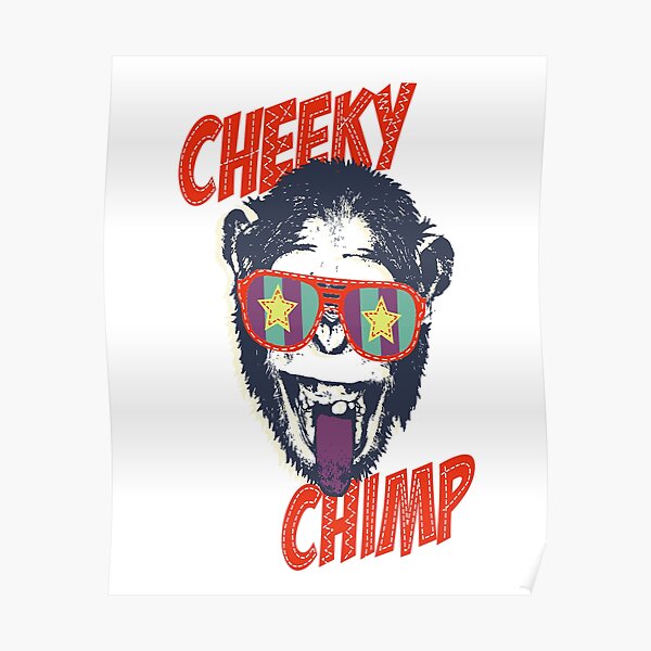 "Cheeky Monkey" Poster by leen12 | Redbubble