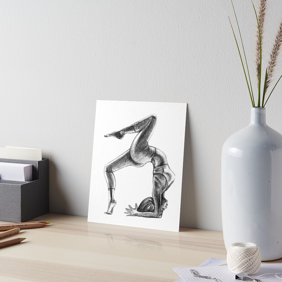"Pose 6" Art Board Print for Sale by linacaroD | Redbubble