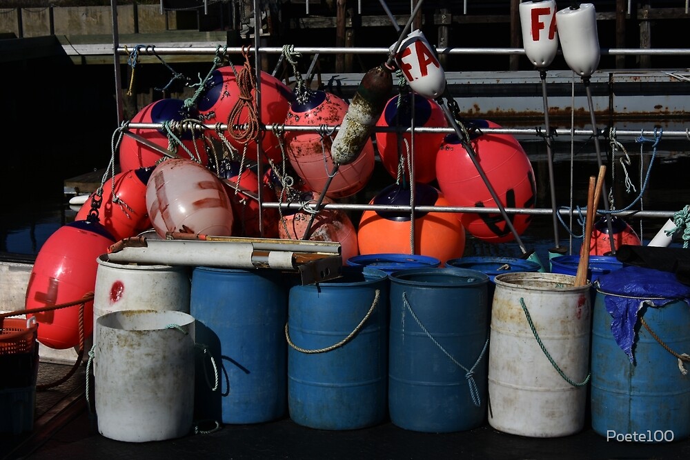 "Barrels & Nautical Anchor Balls..." by Poete100 | Redbubble