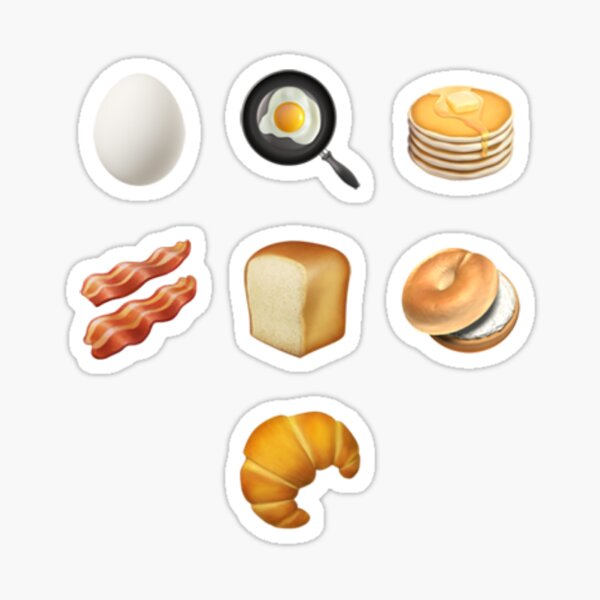 "Breakfast Sticker Pack" Sticker for Sale by alwaysnicole | Redbubble