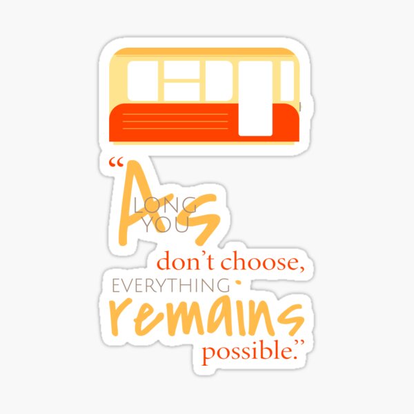 "Mr.Nobody train" Sticker for Sale by KingRagnar | Redbubble