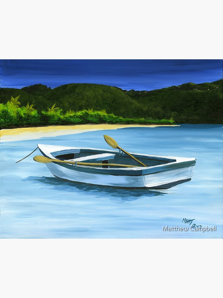 "" St John Dinghy " Trunk Bay St John USVI" Art Print by MattyDread ...