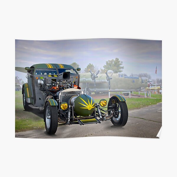 "Military Rat Rod" Poster by DaveKoontz | Redbubble