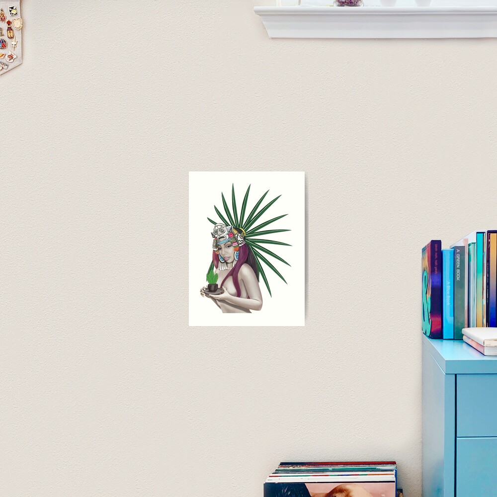 "Mayan Princess Aztec " Art Print for Sale by KulturaLA | Redbubble