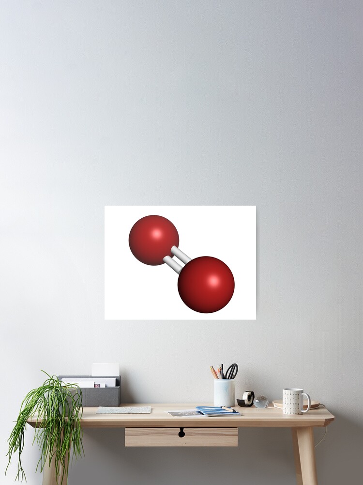 "Oxygen (O2)" Poster for Sale by molekuul | Redbubble