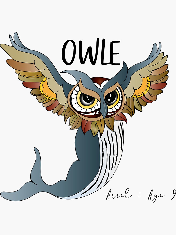 "This is OWLE" Sticker by CFPopaDesigns | Redbubble