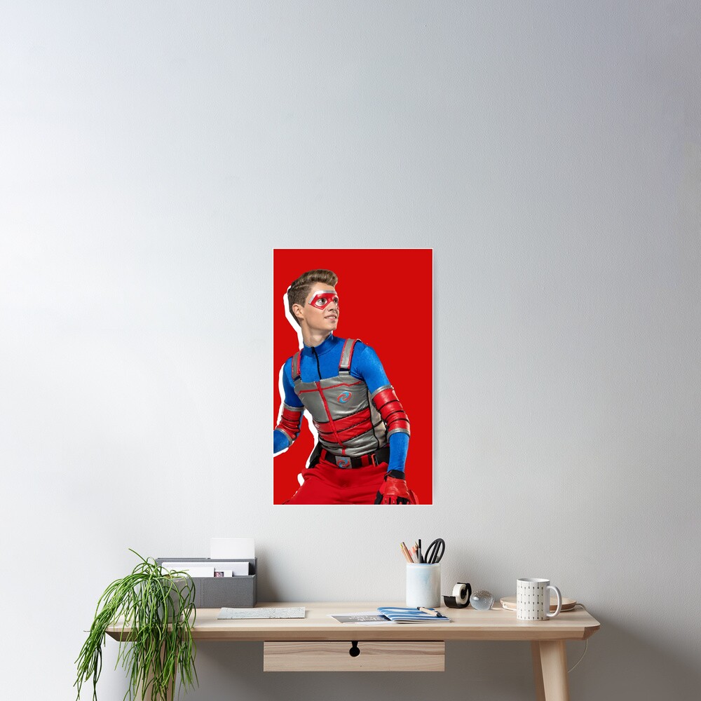 "Kid Danger Action - Red" Poster for Sale by Linneke | Redbubble