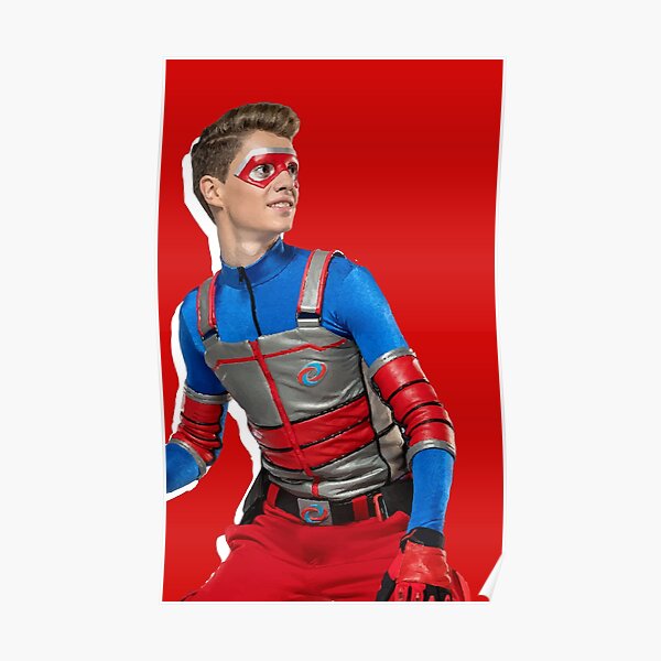 "Kid Danger Action - Red" Poster for Sale by Linneke | Redbubble