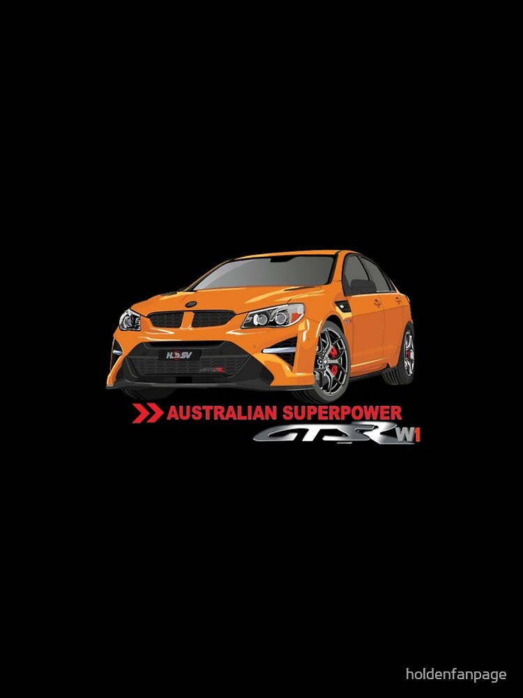 "HSV GTSR W1 - AUSTRALIAN SUPERPOWER" iPhone Case for Sale by ...