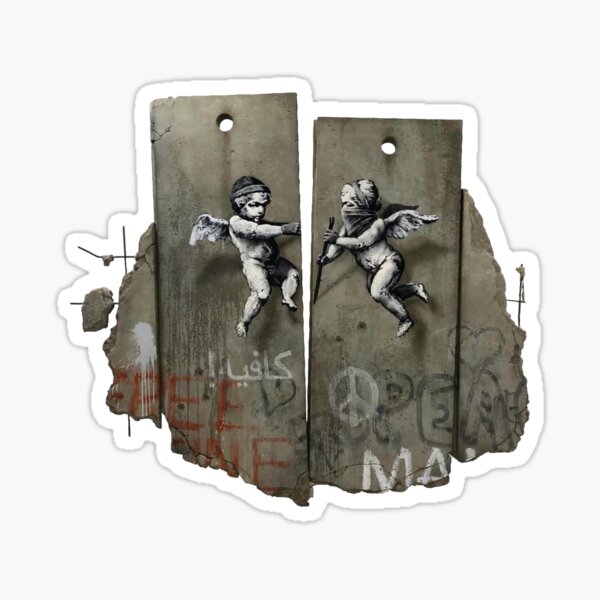 "Separation Barrier" Sticker by saintiro | Redbubble