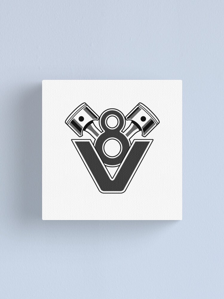 "V8 Engine Piston Design" Canvas Print for Sale by davidspeed | Redbubble