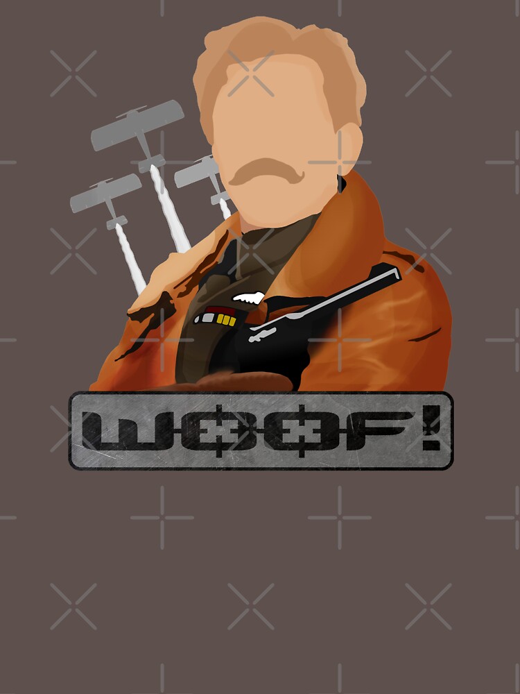 "Lord Flashheart 'Woof' Design" T-shirt for Sale by davidspeed ...