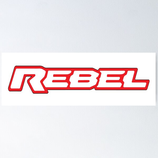 Póster for Sale con la obra «Rojo rebelde en el fondo» de Freckled ...