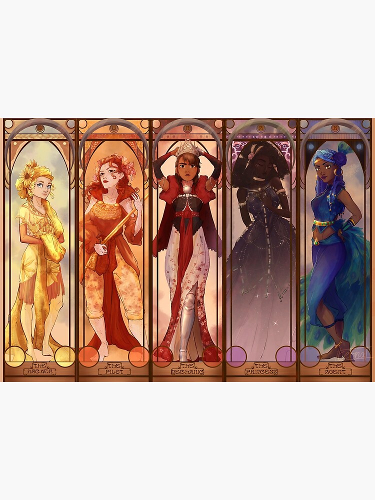 "Lunar Girls- LINK TO NEW VERSION IN DESCRIPTION" Art Print for Sale by ...