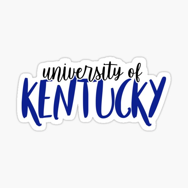 "University of Kentucky" Sticker for Sale by mynameisliana | Redbubble