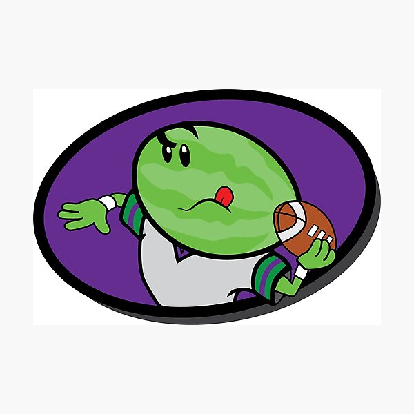 "Melonheads Replica Backyard Football Logo" Photographic Print by ...