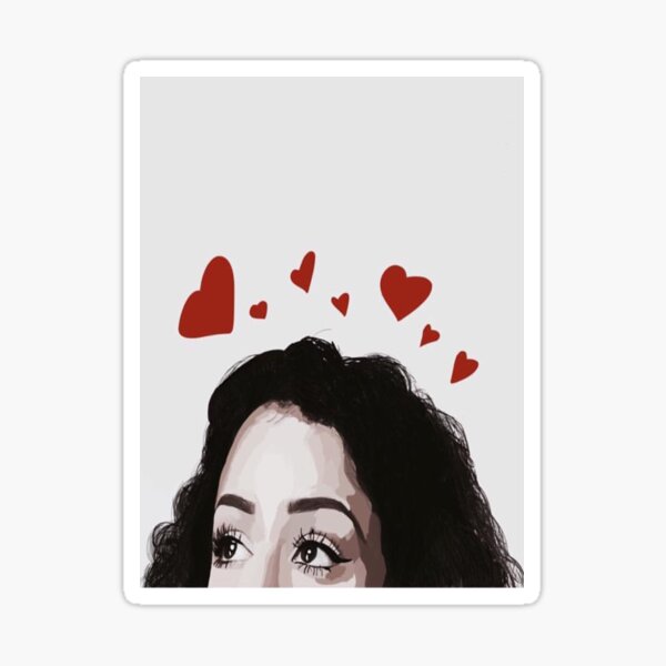 "liza" Sticker for Sale by Sherlynart | Redbubble