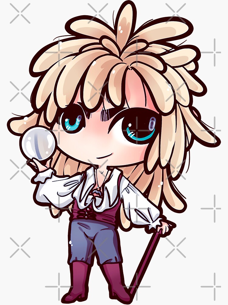 "Jareth, King of Goblins" Sticker for Sale by Ana del Valle Seoane ...