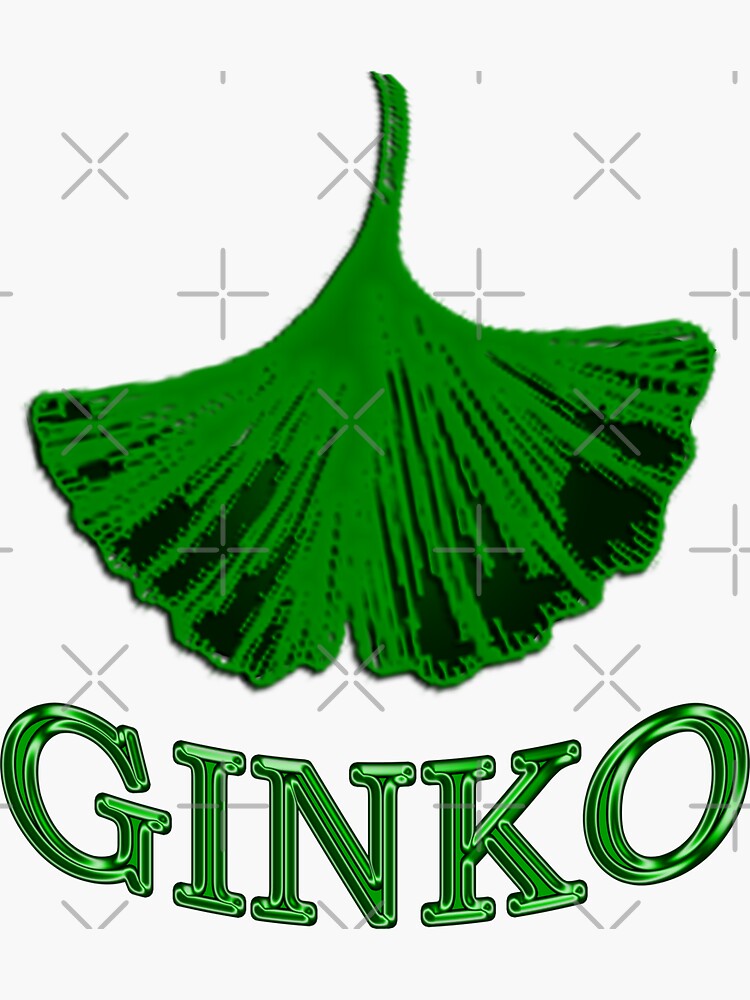 "ginko" Sticker for Sale by SedisArt | Redbubble