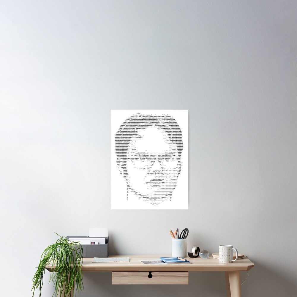 "Pam's Summer Project Of Dwight Schrute" Poster for Sale by JKWArtwork ...